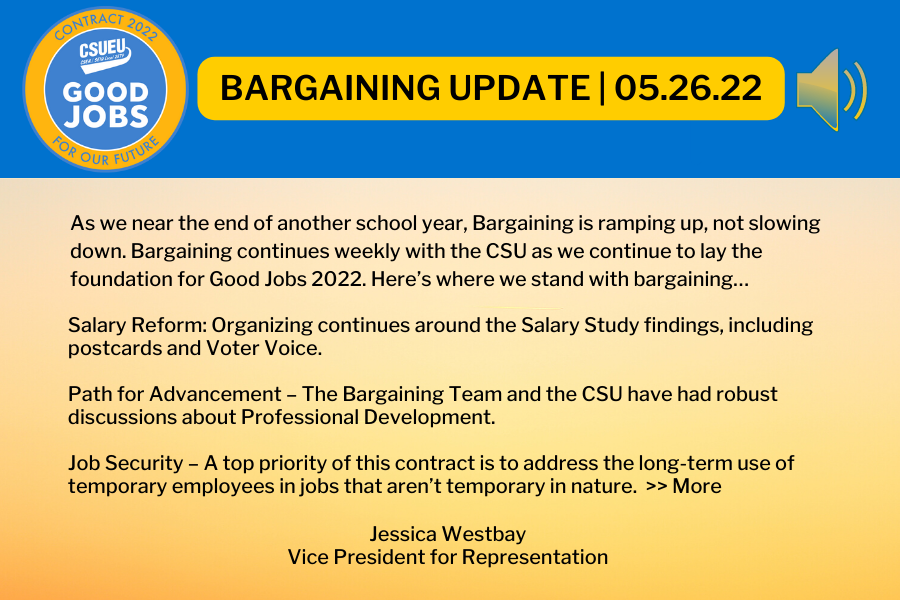 Breaking News | Good Jobs 2022 Bargaining Update | May 26, 2022