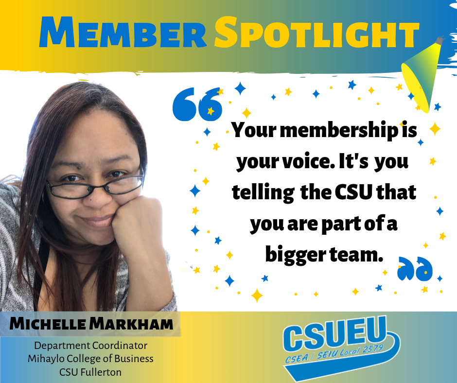Breaking News | Member Spotlight: Michelle Markham, Fullerton
